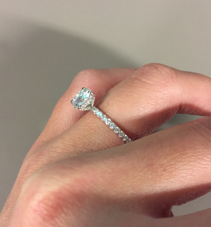 French Cut Basket Setting - Diamond Basket Setting - Mekelle - Do Amore