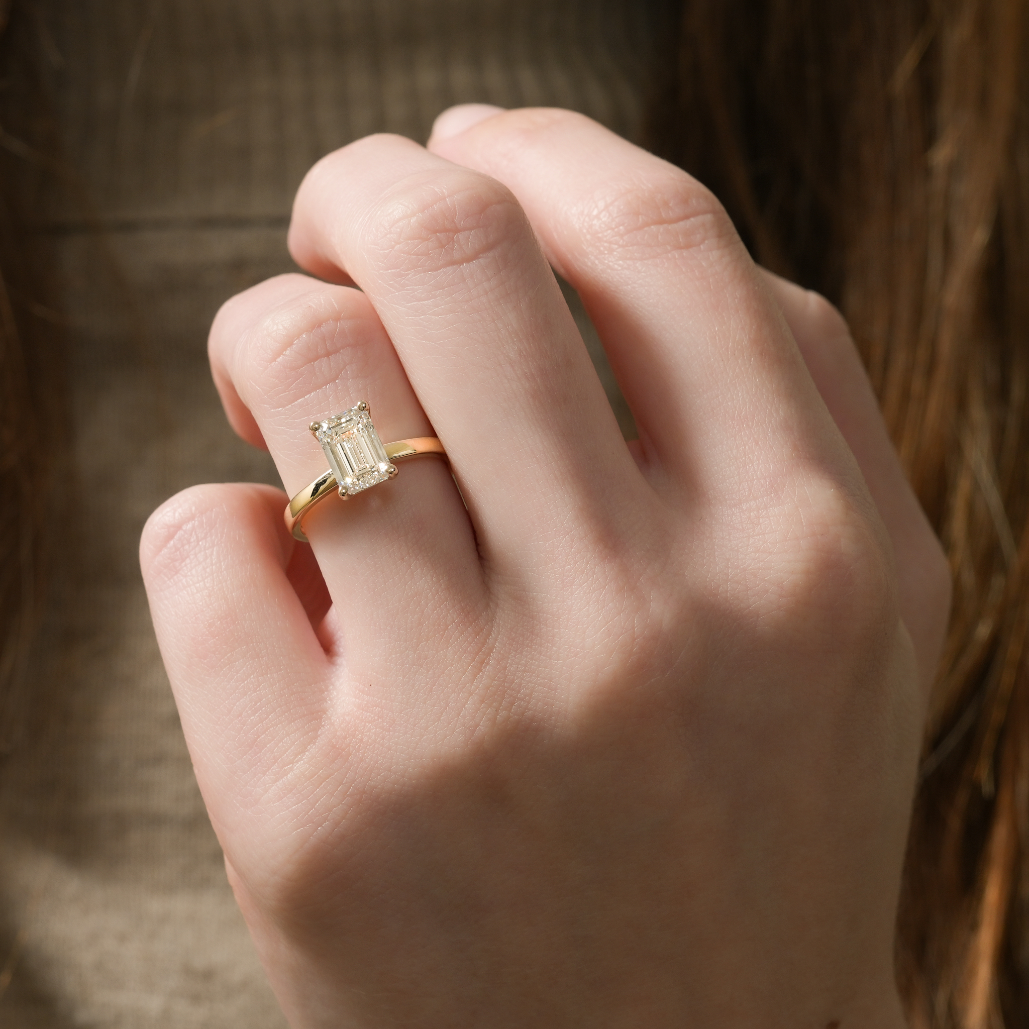 Basket Setting Engagement Ring - Anna - Do Amore