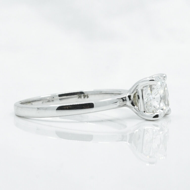 Asha with 1.60-Carat Cushion Diamond - Do Amore