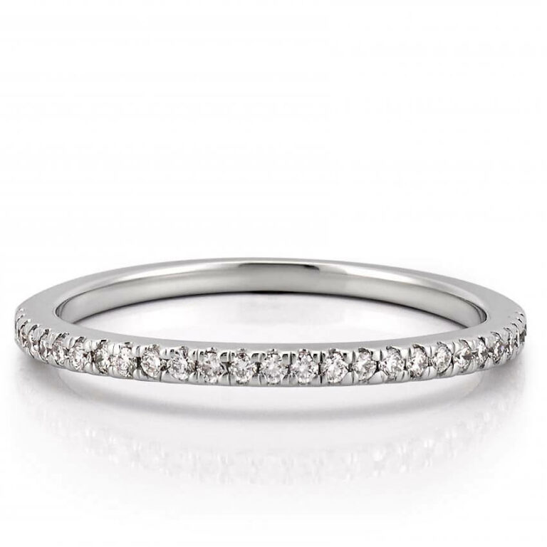 Women's Curved Diamond Wedding Band - Abila Band - Do Amore
