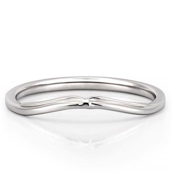 Women's Curved Wedding Band With Notch | Bekah | Do Amore