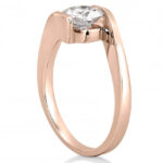 Floating Diamond Ring - Floating Diamond Engagement Ring - Do Amore