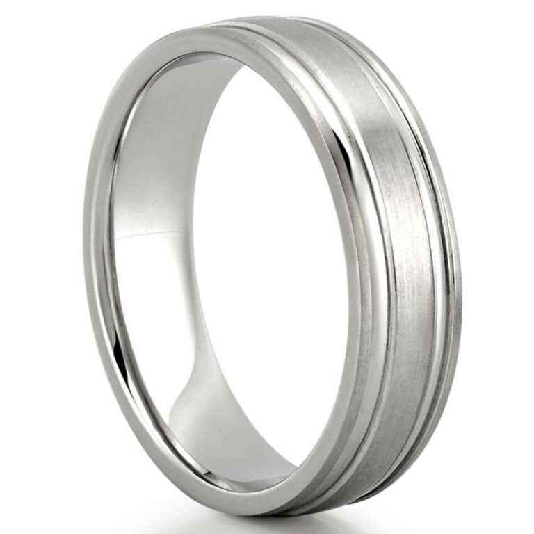 Inlay Wedding Band - Men's Inlay Wedding Ring - Do Amore