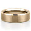 Beveled Ring - Men's Beveled Edge Comfort-fit Wedding Band - Do Amore
