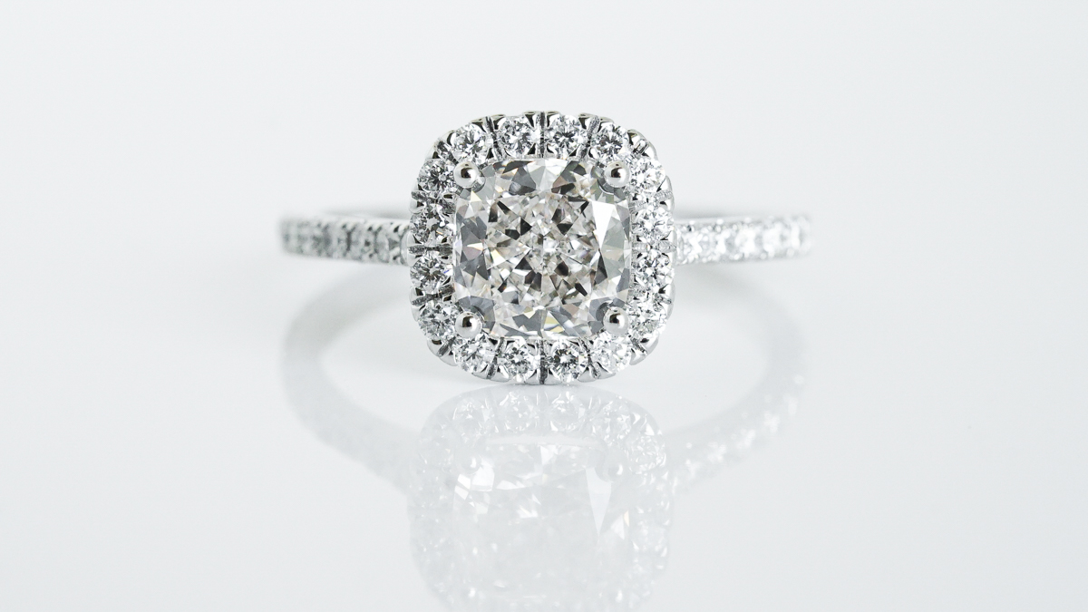 Cushion Cut Engagement Rings - Cushion Engagement Rings