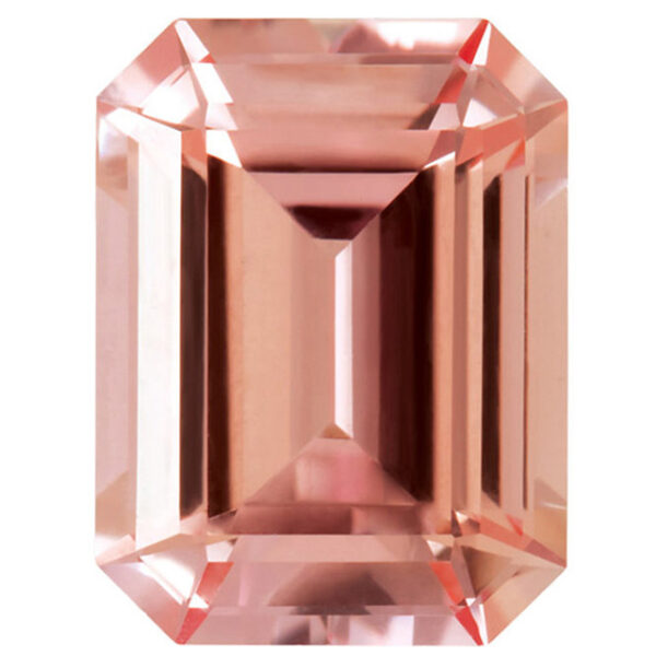 Asscher Lab Created Peach Sapphire - Do Amore