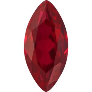 Marquise Lab Created Ruby - Lab Rubies - Do Amore