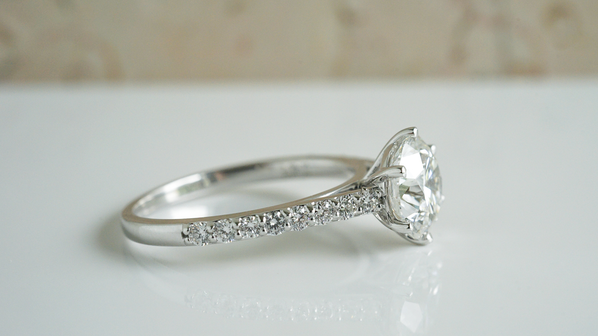 Palladium Engagement Rings - Palladium Ring Settings - Do Amore