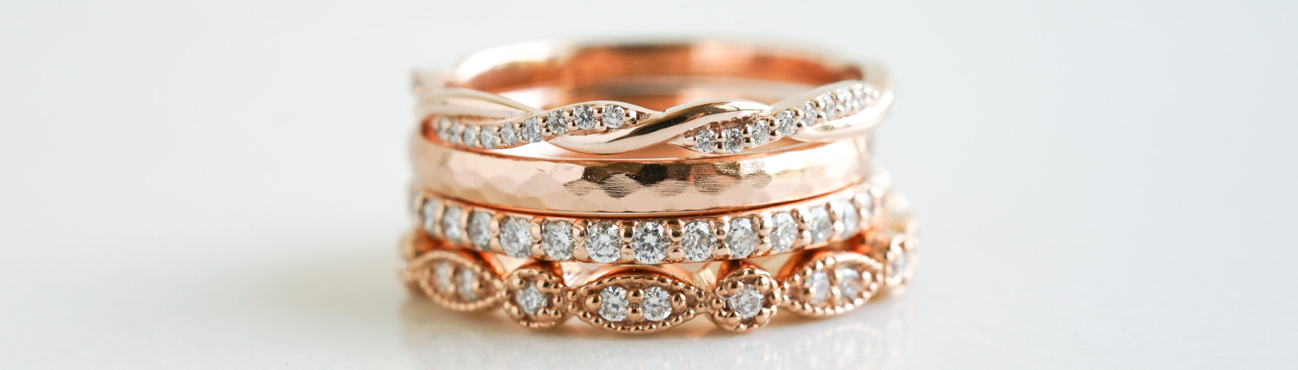 Rose Gold Wedding Bands - Do Amore