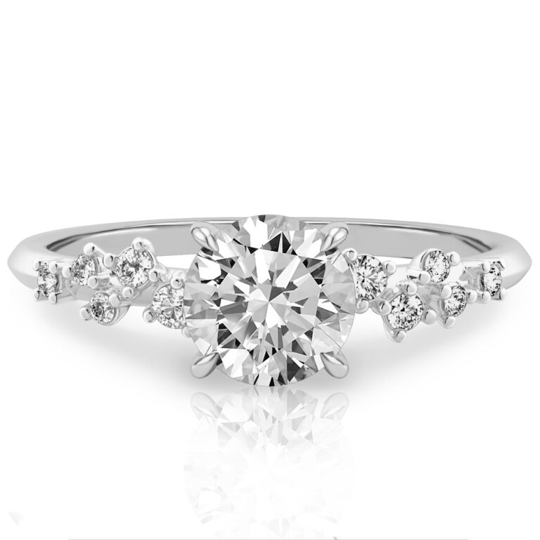 Scattered Diamond Ring - Magic Engagement Ring - Do Amore