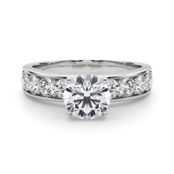 Channel Set Engagement Ring - Grace Ring - Do Amore