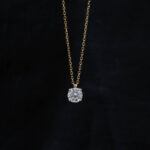 Diamond Pendant Necklace - Diamond Ripple - Do Amore